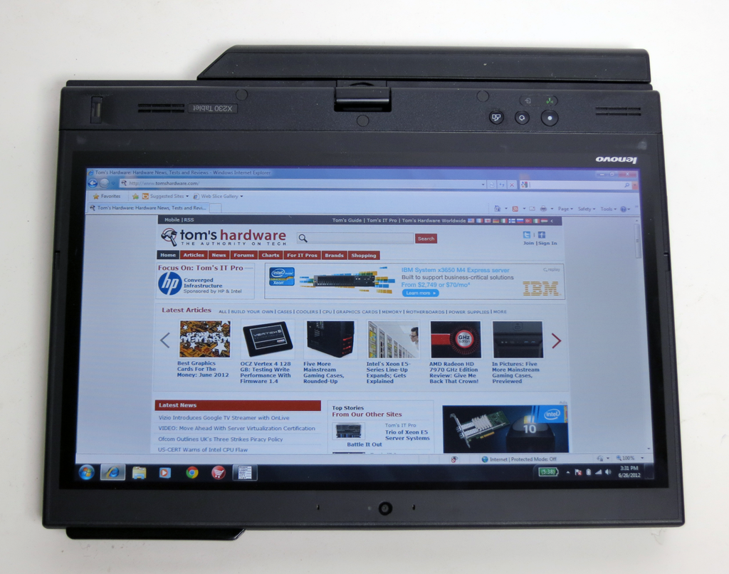 ThinkPad X230T: Keeping Tablet PCs Alive - Lenovo's ThinkPad X230T ...