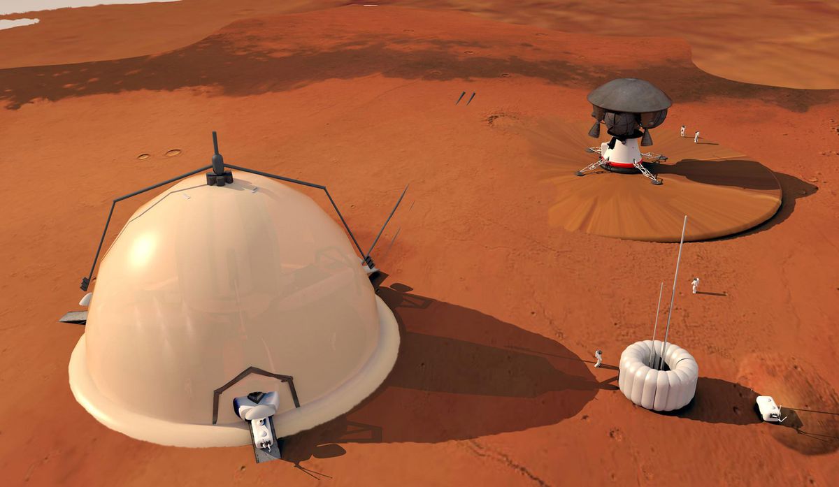 Mars Explorers Could Live in 'Igloo' Near Red Planet's North Pole | Space