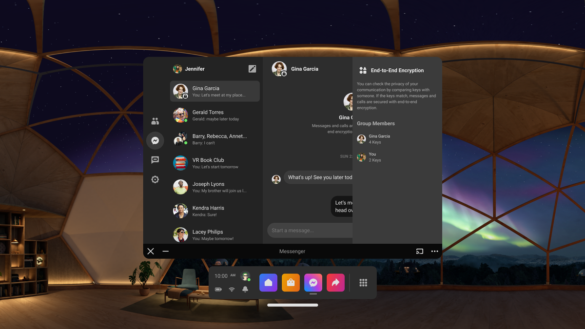 Oculus Quest 2 update brings Messenger encryption and new security ...