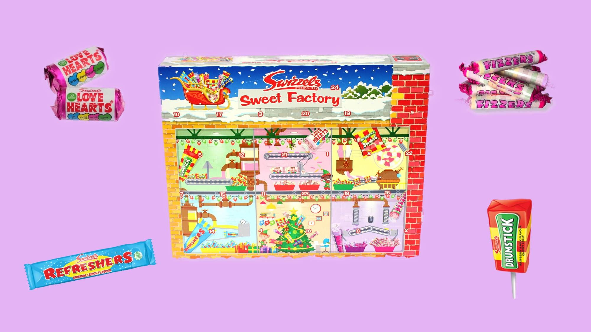 This Swizzels advent calendar is packed with retro sweets and we need ...