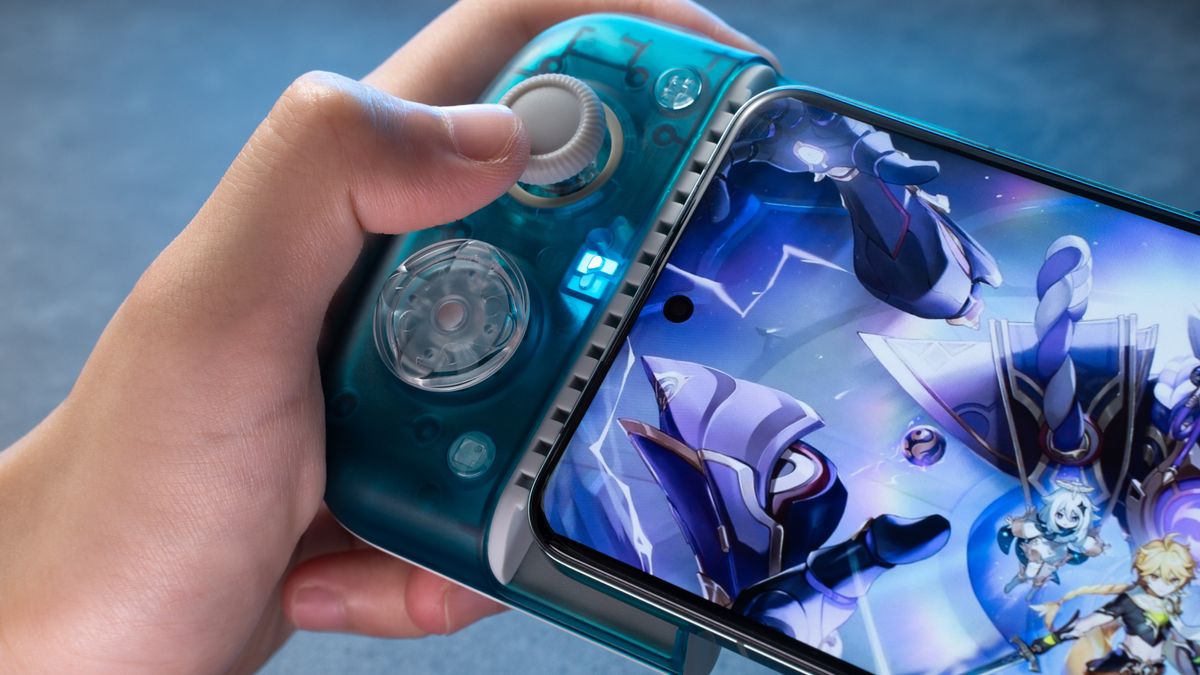The coolest mobile gaming controller has a transparent design and Hall ...