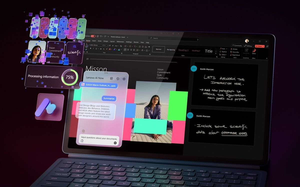Lenovo reveals new proof-of-concept AI devices at MWC 2025 | Windows ...