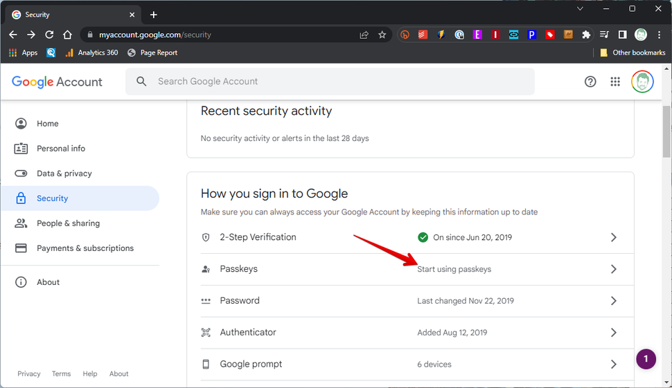 How to use passkeys to sign into your Google account — experience a ...