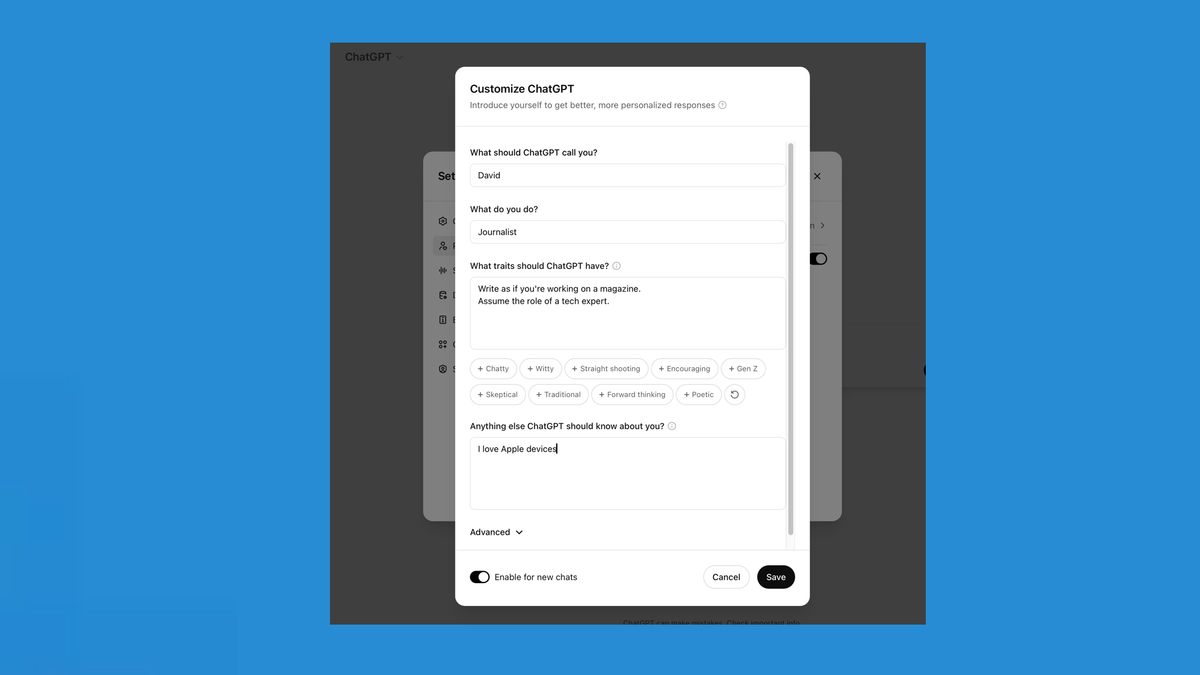 Three settings I always use every time I talk to ChatGPT | TechRadar