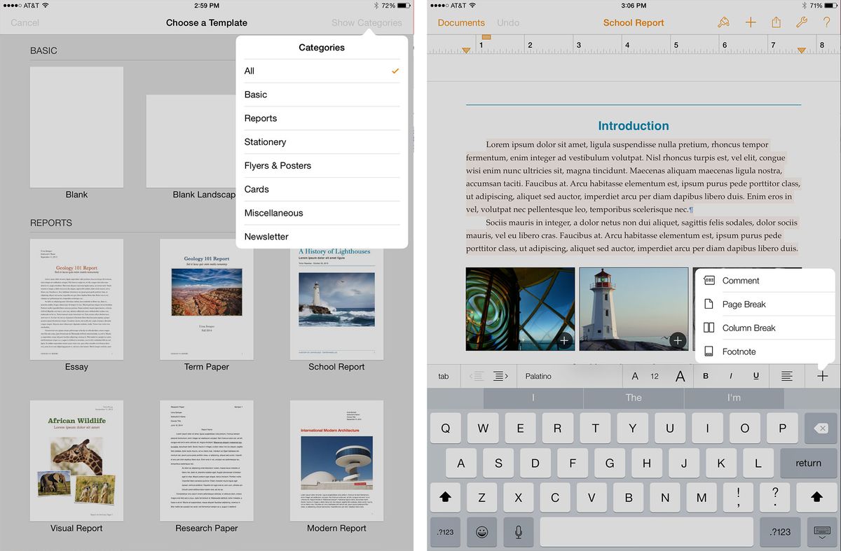 iWork vs Microsoft Office vs Google Docs: Which iPad and iPhone office ...