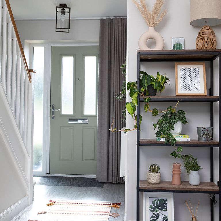 Colour blocking and upcycling have added personality to this new build ...