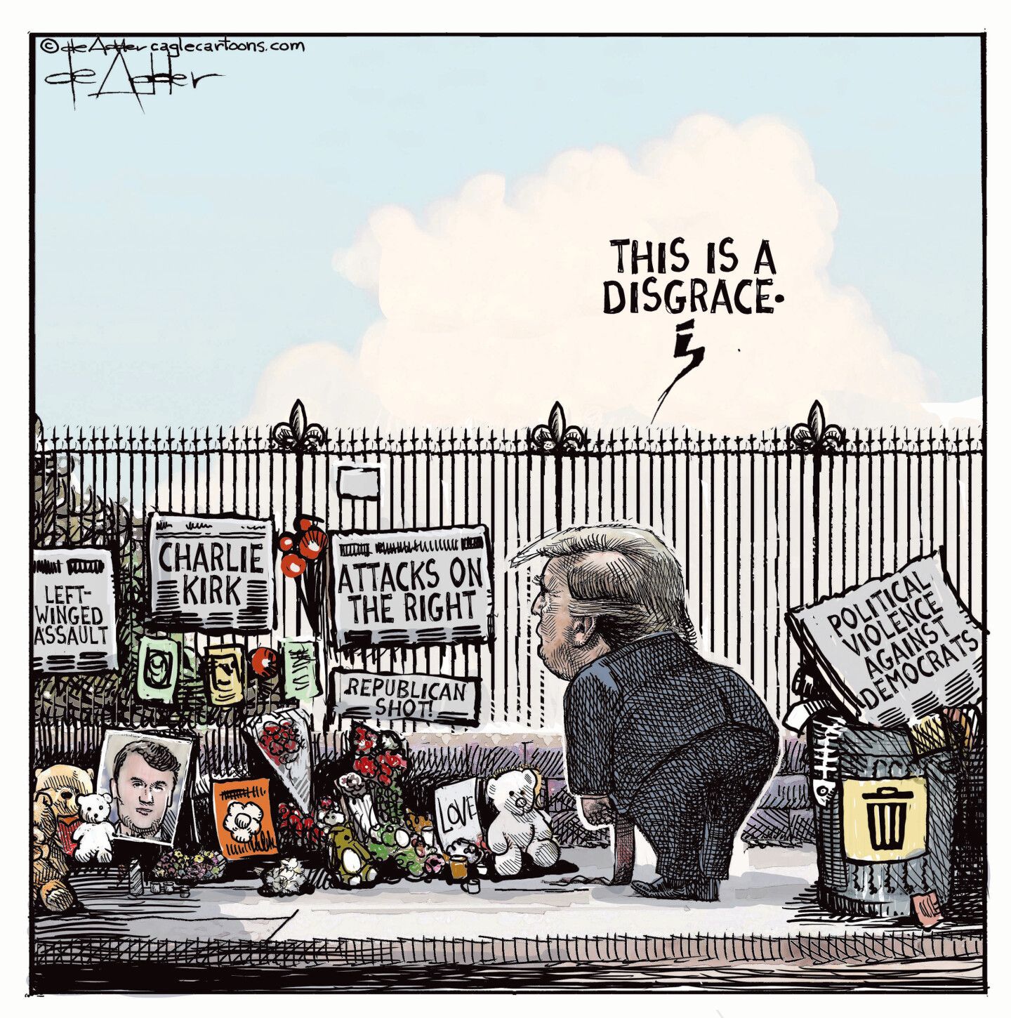 5 provocatively pitched cartoons about political violence | The Week