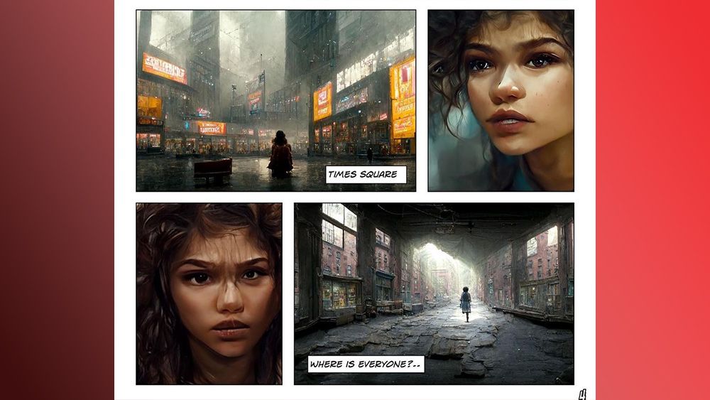 The first copyrighted AI art looks uncannily like Zendaya | Creative Bloq