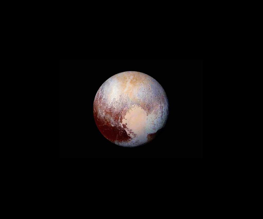 Pluto in False Color Wallpaper | Space