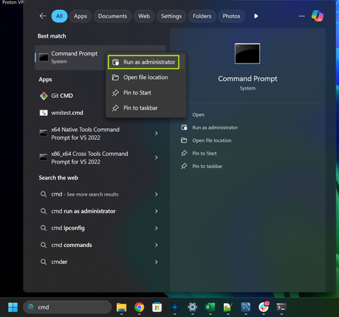 How to run CMD or PowerShell as administrator, no right clicks required ...