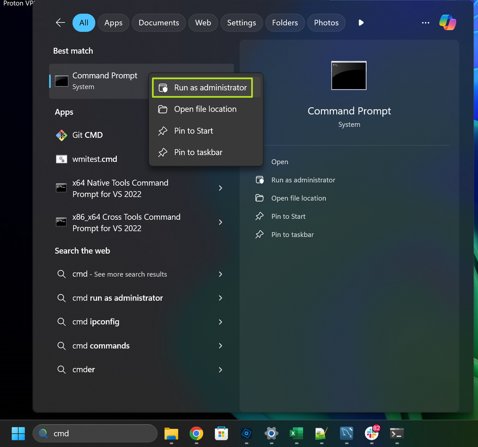 How to run CMD or PowerShell as administrator, no right clicks required ...