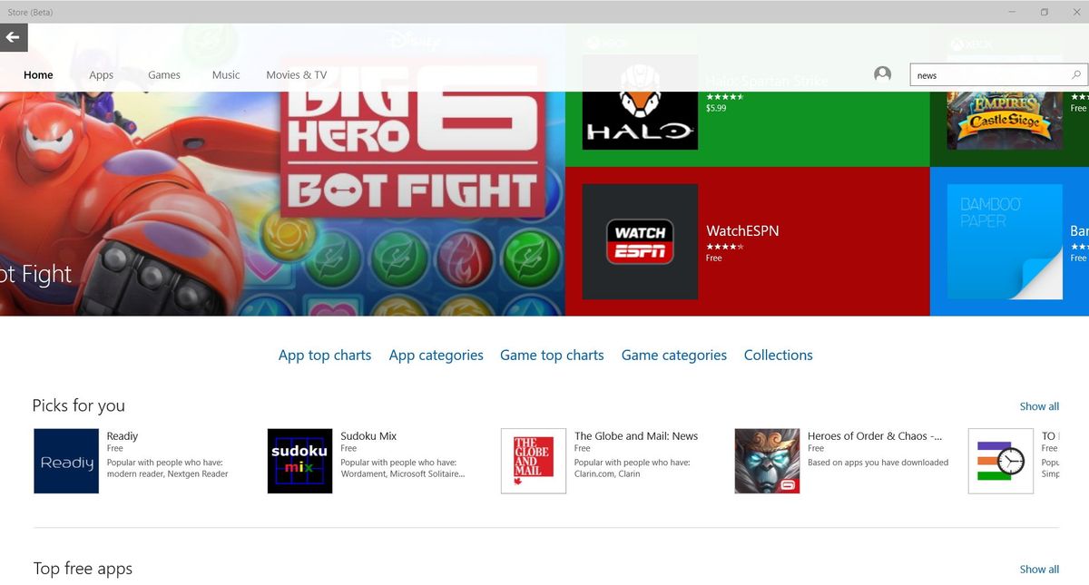 Microsoft pushes update for Windows Store (beta), MSN apps, and various ...