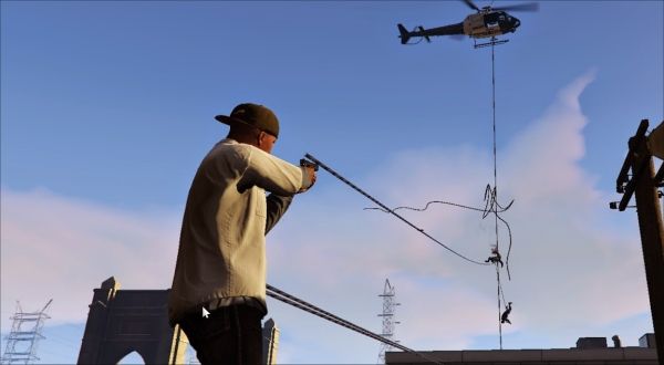 GTA 5 Mod Adds Just Cause Grappling Hook | Cinemablend