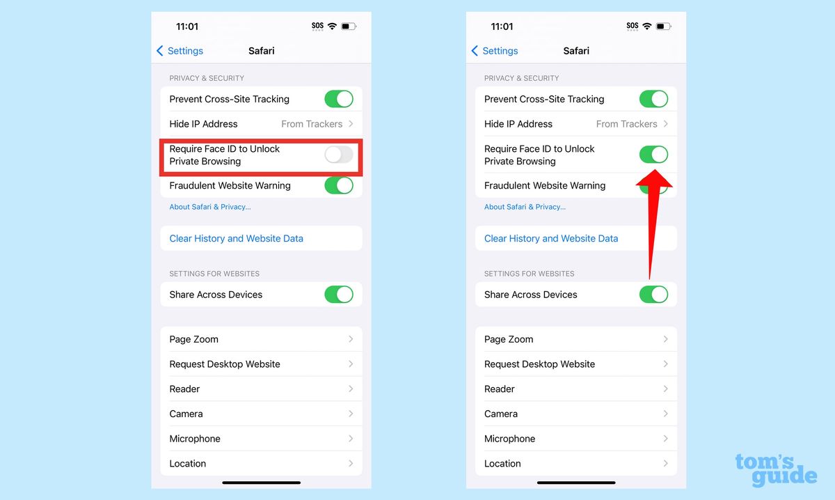 How to turn on locked private browsing on your iPhone | Tom's Guide