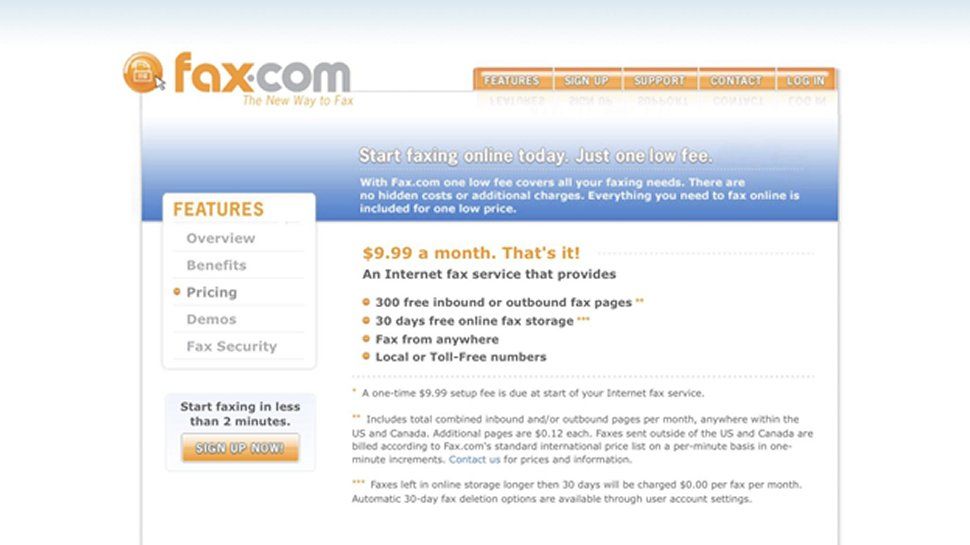 Fax.com review | TechRadar