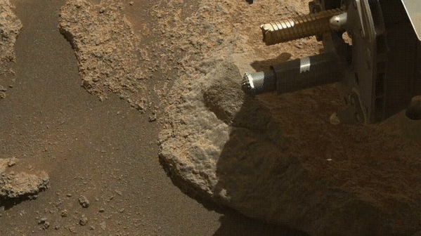 Watch Perseverance Mars rover spit out a stuck rock after choking on ...