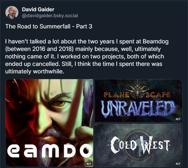 One of the best RPG narratives ever told could have gotten a sequel ...