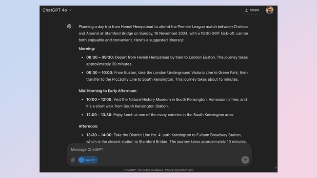I spent the weekend with ChatGPT Search — goodbye, Google | Tom's Guide