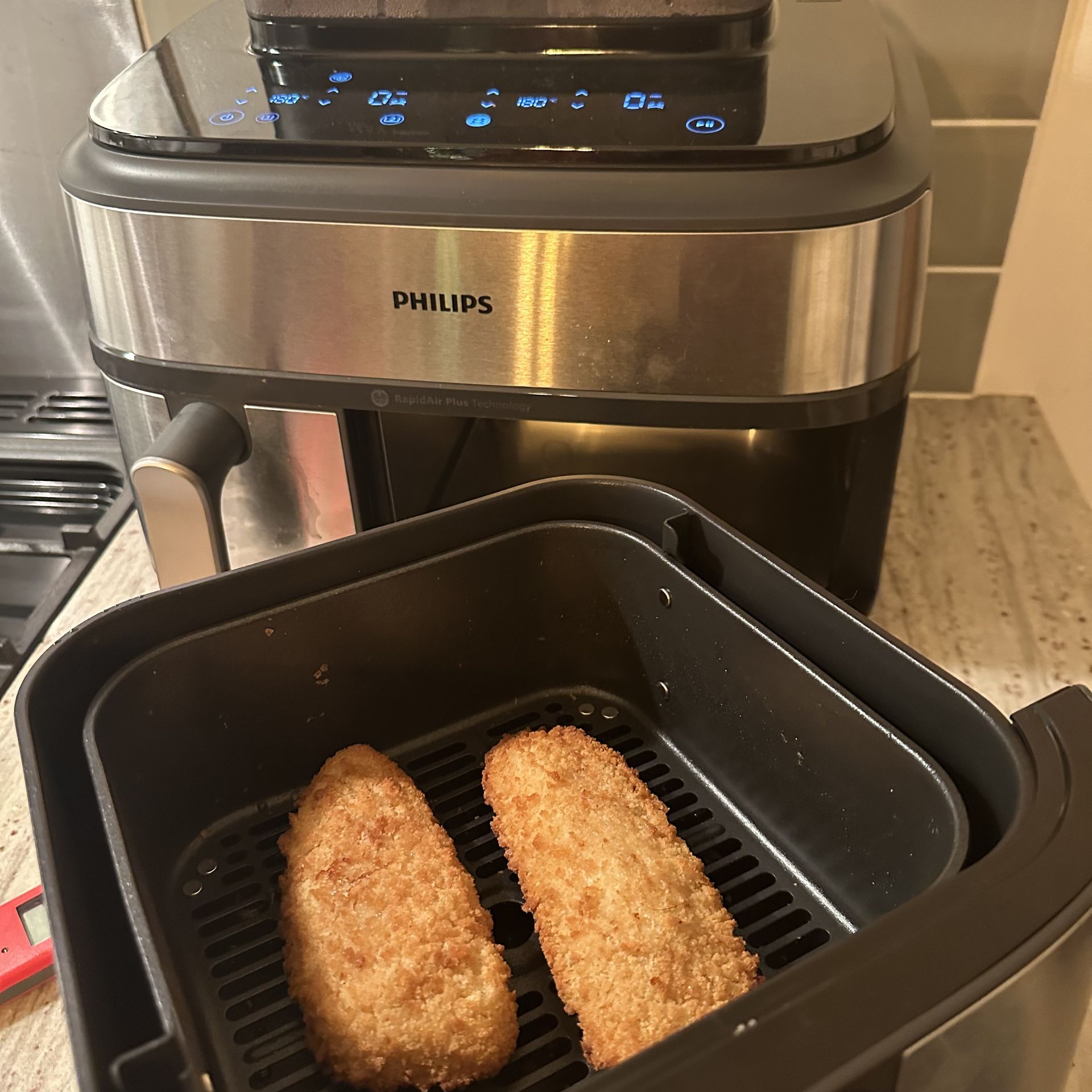 Phillips 5000 Series NA555/09 Dual Basket Steam air fryer review ...