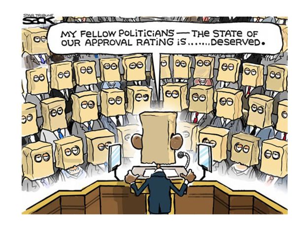 Political cartoon State of the Union polls | The Week