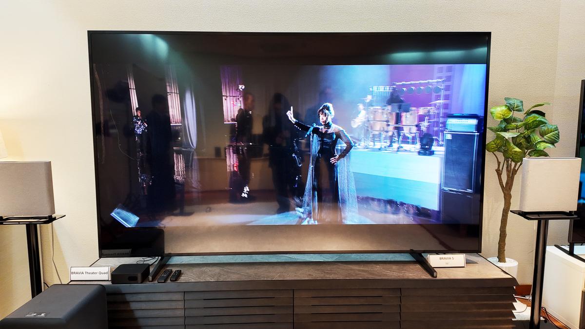 I went hands-on with the 98-inch Sony Bravia 5 — and this Mini-LED TV ...