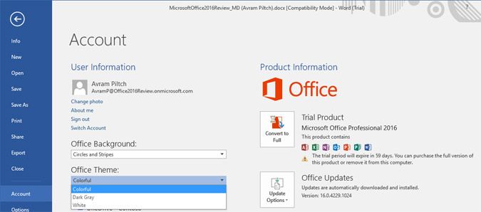 Microsoft Office 2016 - Review and Top Features | Laptop Mag