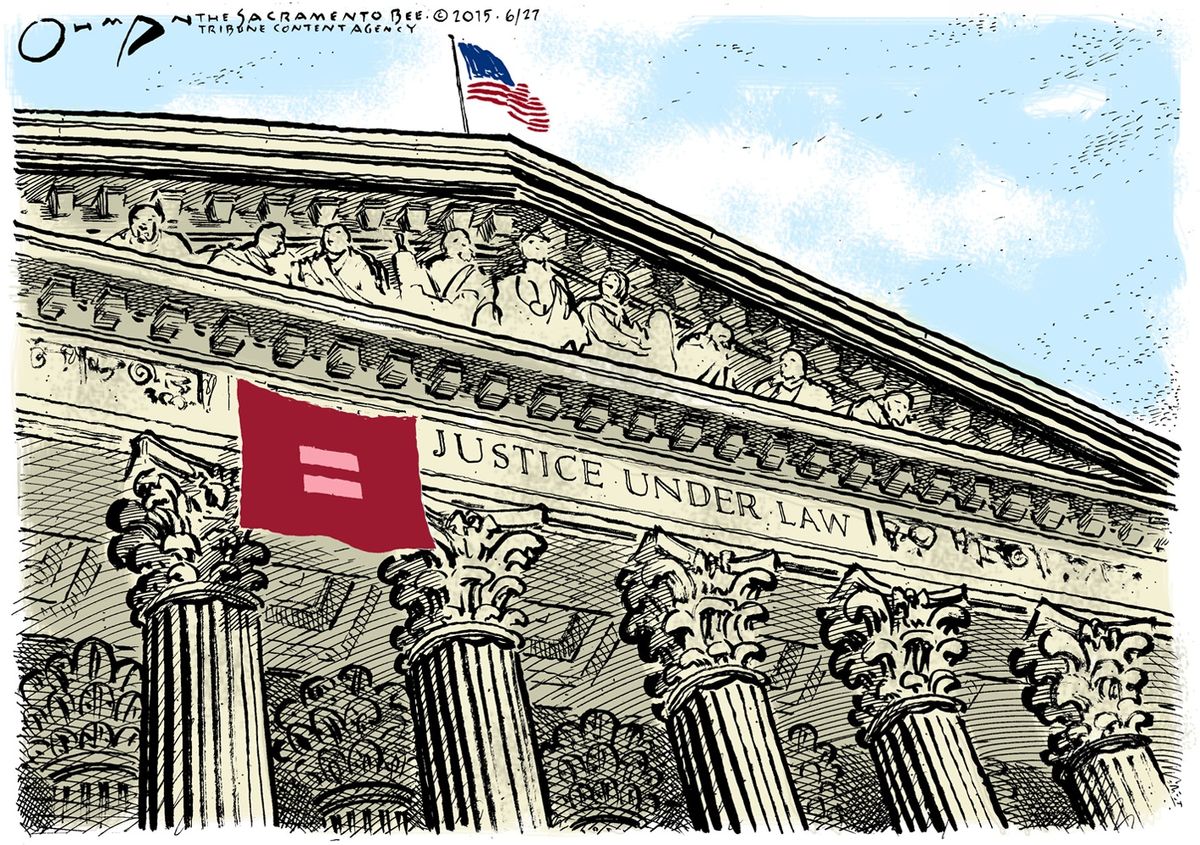Editorial cartoon Equal rights | The Week