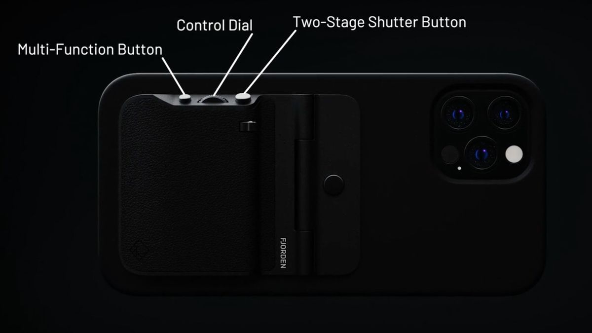 This clever MagSafe case brings DSLR camera controls to your iPhone ...
