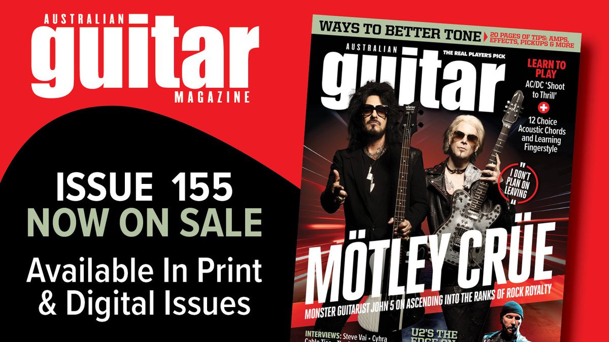 Australian Guitar #155 is on sale now, featuring Mötley Crüe, The Edge ...