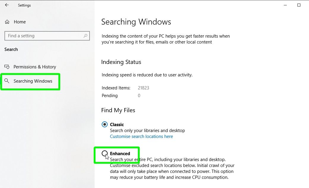 How to enable Enhanced Search Mode in Windows 10 | Tom's Guide