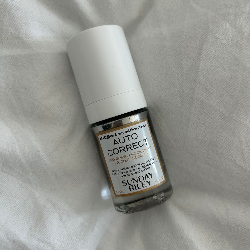 An Honest Review of the Sunday Riley Auto Correct Eye Cream | Who What Wear