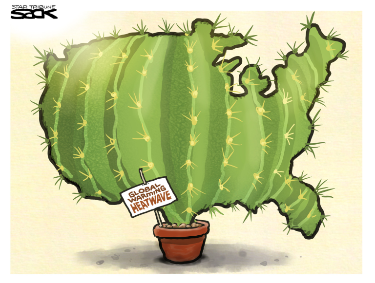 5 scorching cartoons about extreme summer heat | The Week