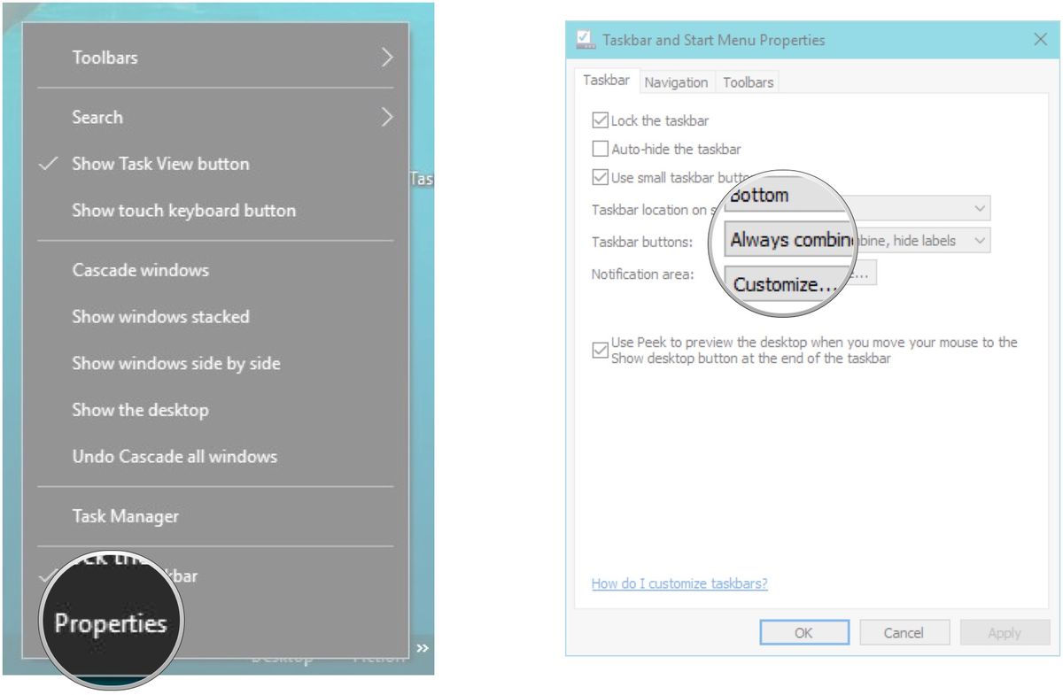 7 tips for customizing your taskbar in Windows 10 | Windows Central