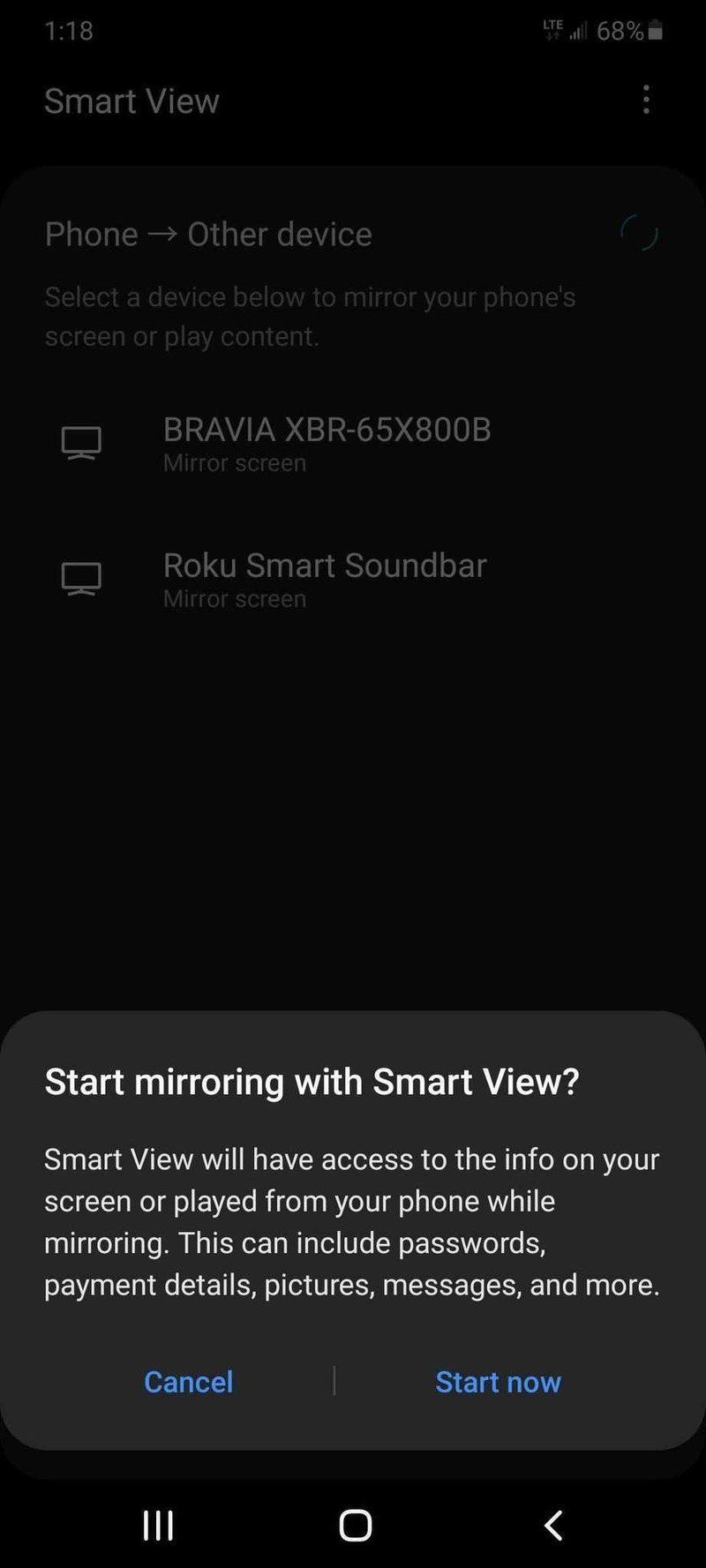 How to cast and screen mirror from your phone to a Roku device ...