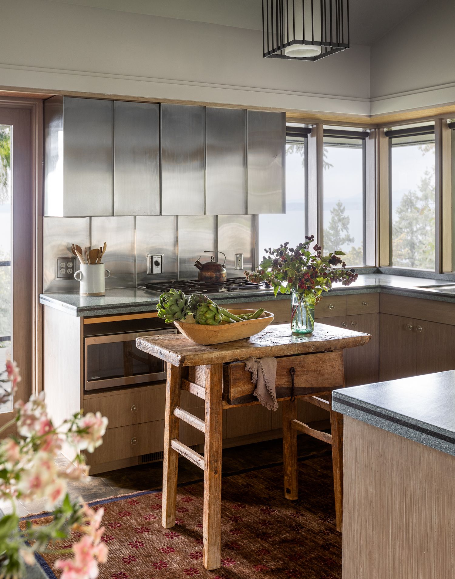 Explore A Striking Cabin-Style House With Mid Century Interiors