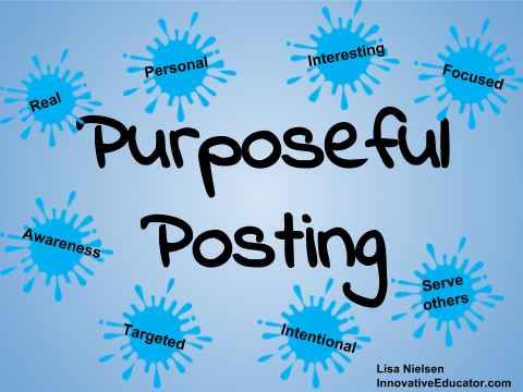 8 Tips for Being A Purposeful Poster | Tech & Learning