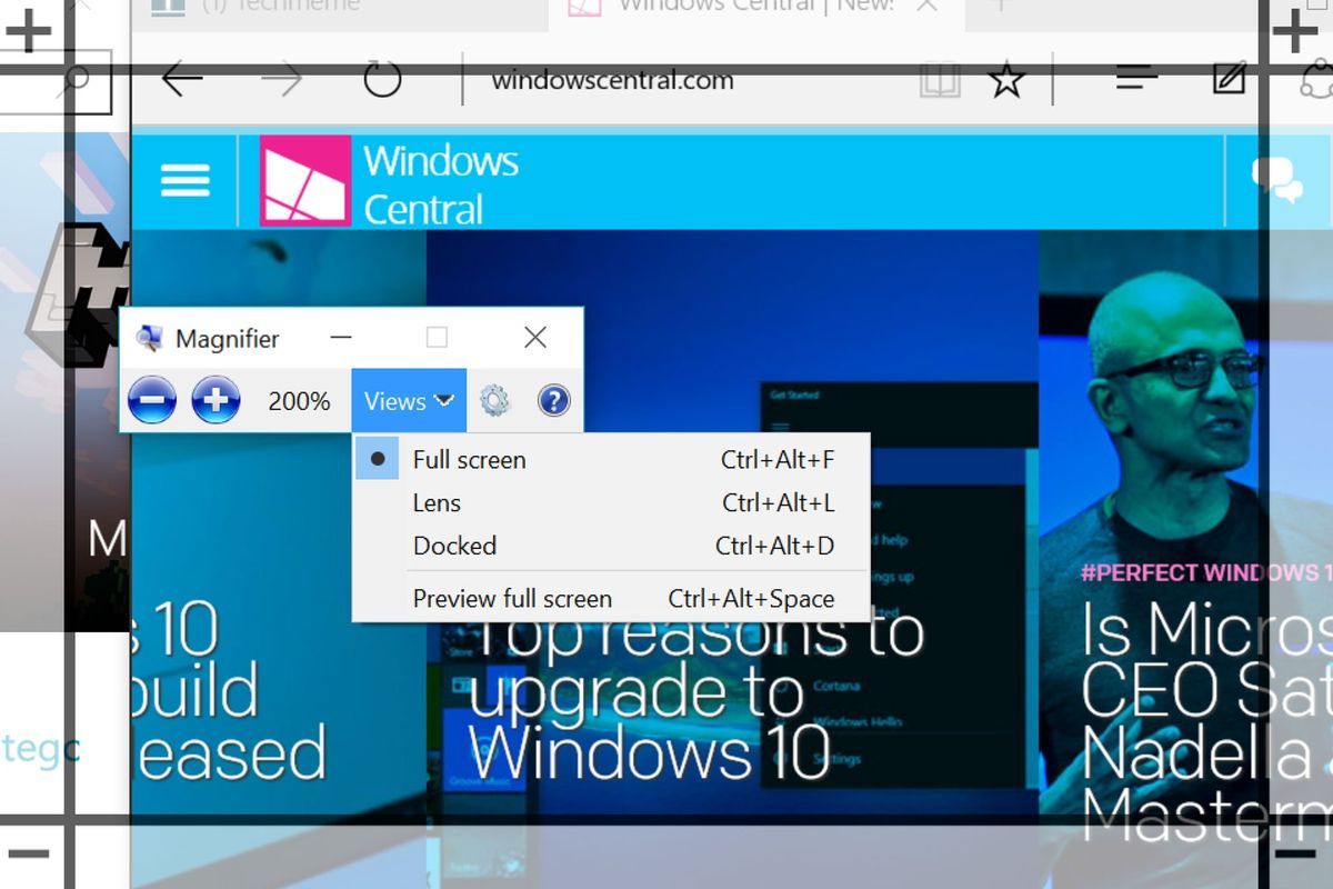How to use the Magnifier in Windows 10 | Windows Central