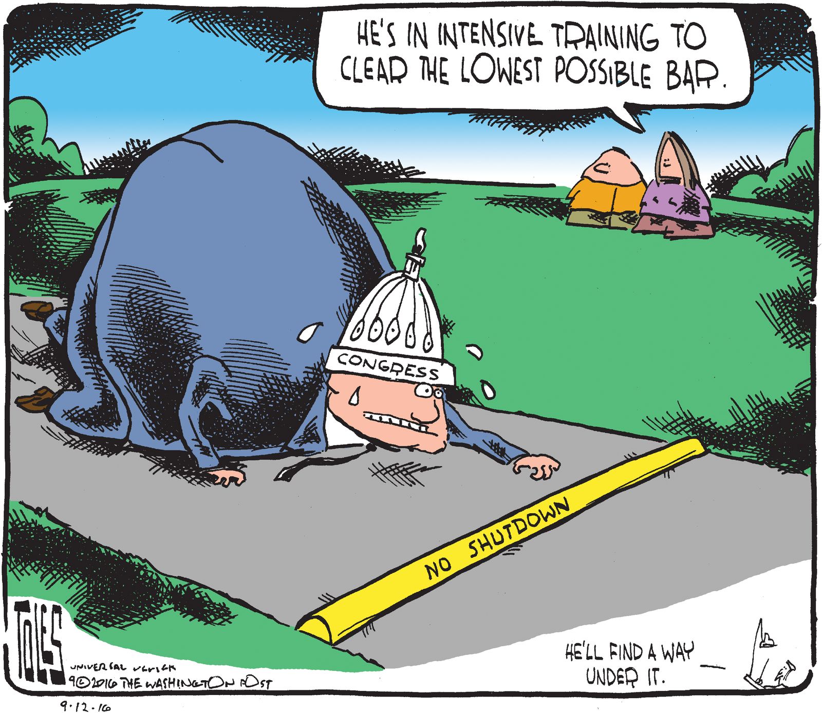 Political cartoon U.S. Congress incompetence | The Week
