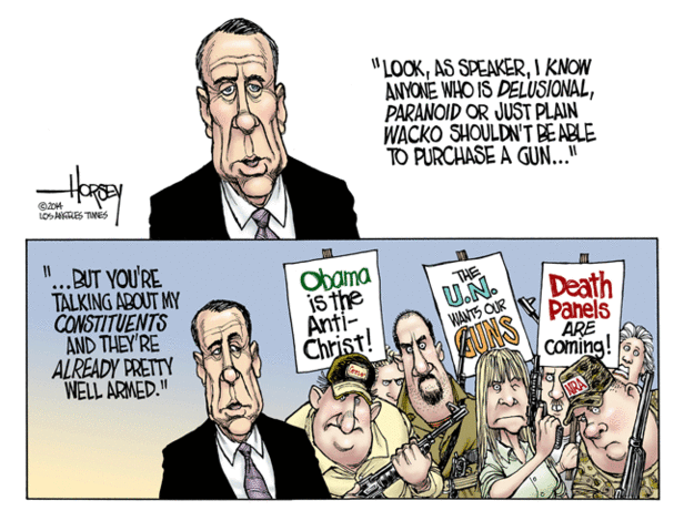 Political cartoon gun rights | The Week