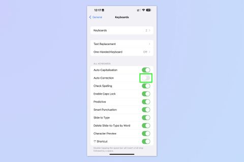 How to turn off auto correct on iPhone | Tom's Guide