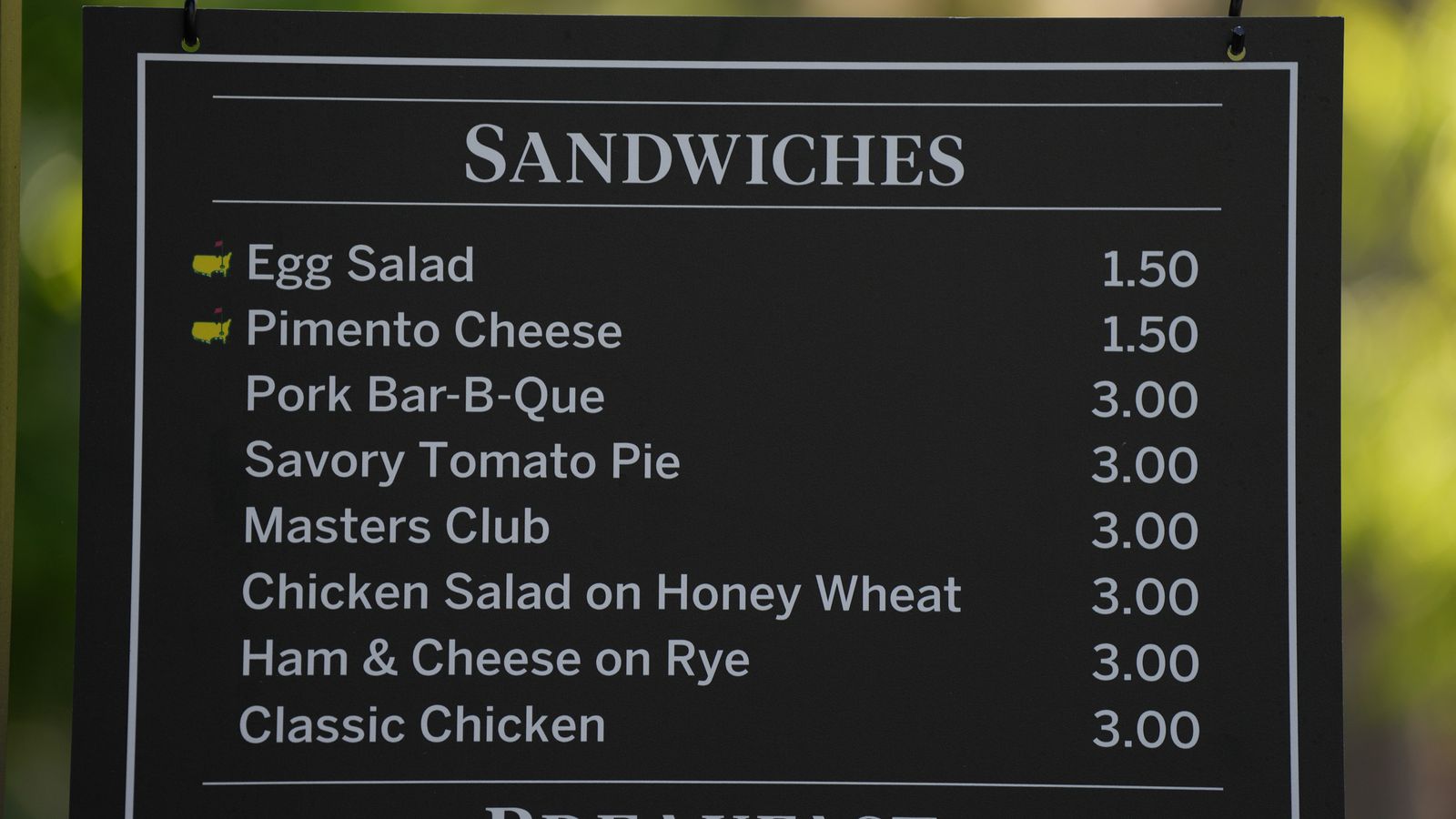 The Masters Concessions Menu: Savory Tomato Pie Makes Debut At Augusta ...
