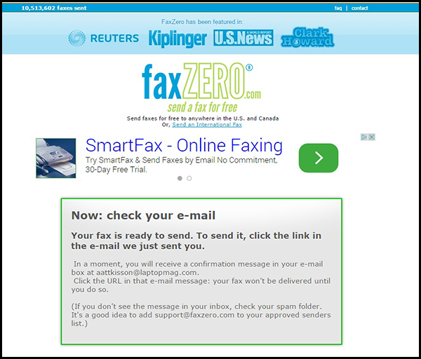 FaxZero Review: Faxing Service Lacks Polish | Tom's Guide