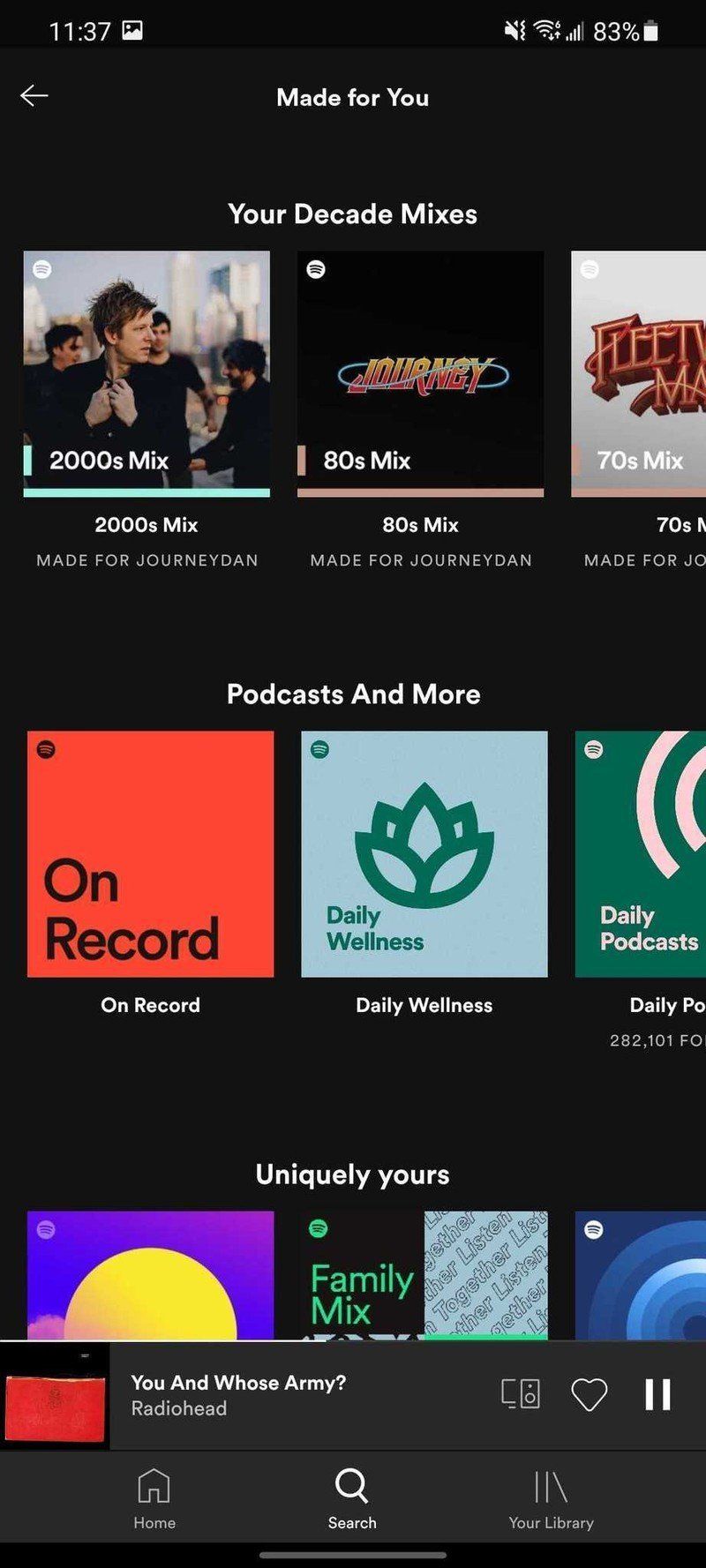 Spotify expands 'Made for You' with new personalized playlists ...
