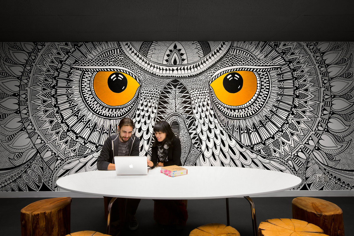 21 incredibly cool design office murals | Creative Bloq