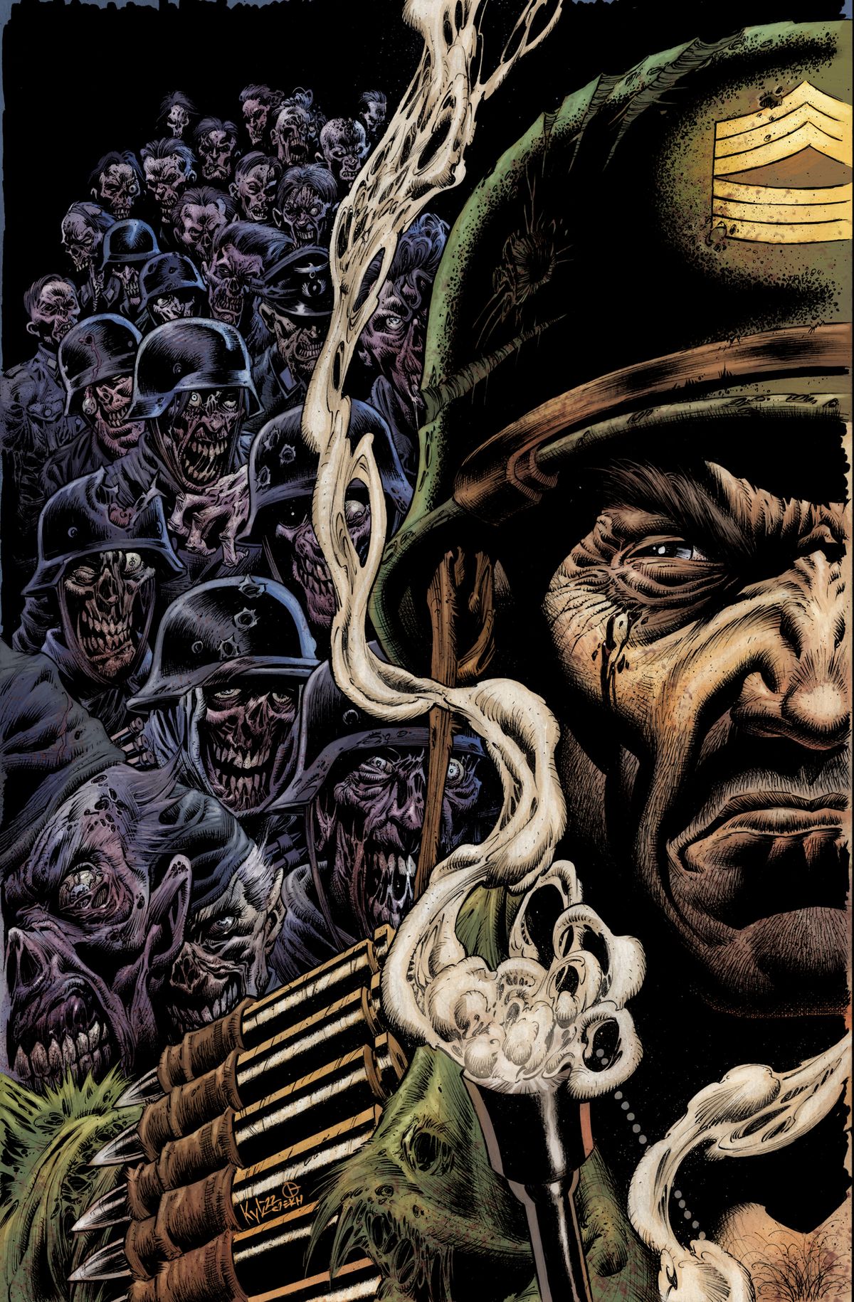 First look - Bruce Campbell writes Sgt. Rock vs. Nazi zombies in new DC ...