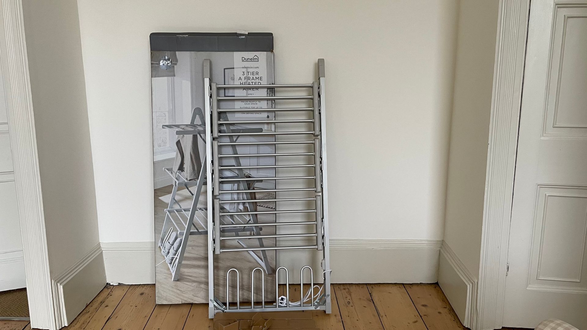 Dunelm 3-Tier A Frame Heated Airer review: a brilliant basic | Woman & Home