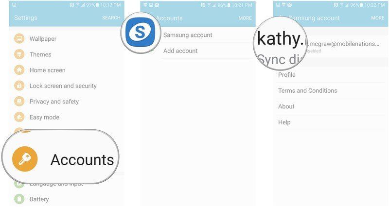 How to manage accounts on the Samsung Galaxy S7 | Android Central