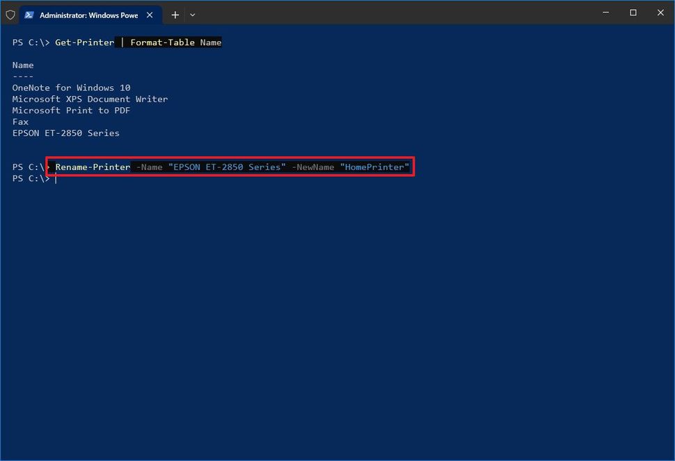 4 Ways to name your printer on Windows 10 | Windows Central