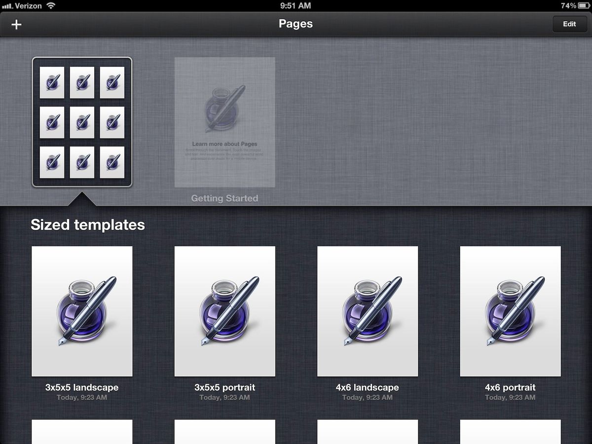 Want landscape documents and more paper sizes for Pages for iPhone and ...