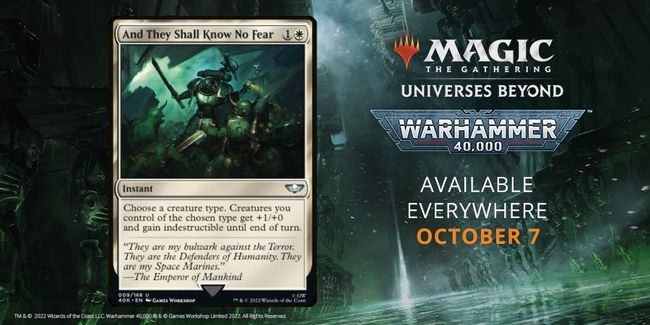 Exclusive Magic: The Gathering Warhammer 40,000 card reveal: And They ...